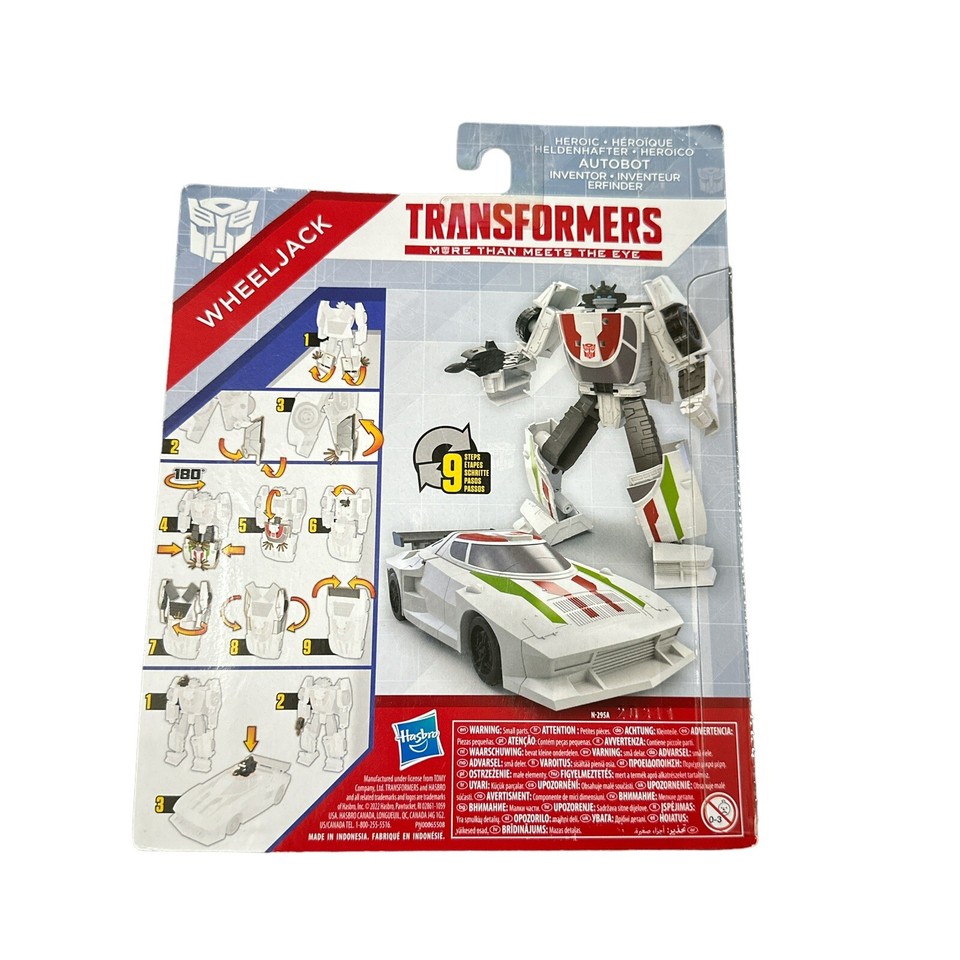 Hasbro Authentic Transformers Wheeljack Collectible 7" Inch 9 Step Toy ...