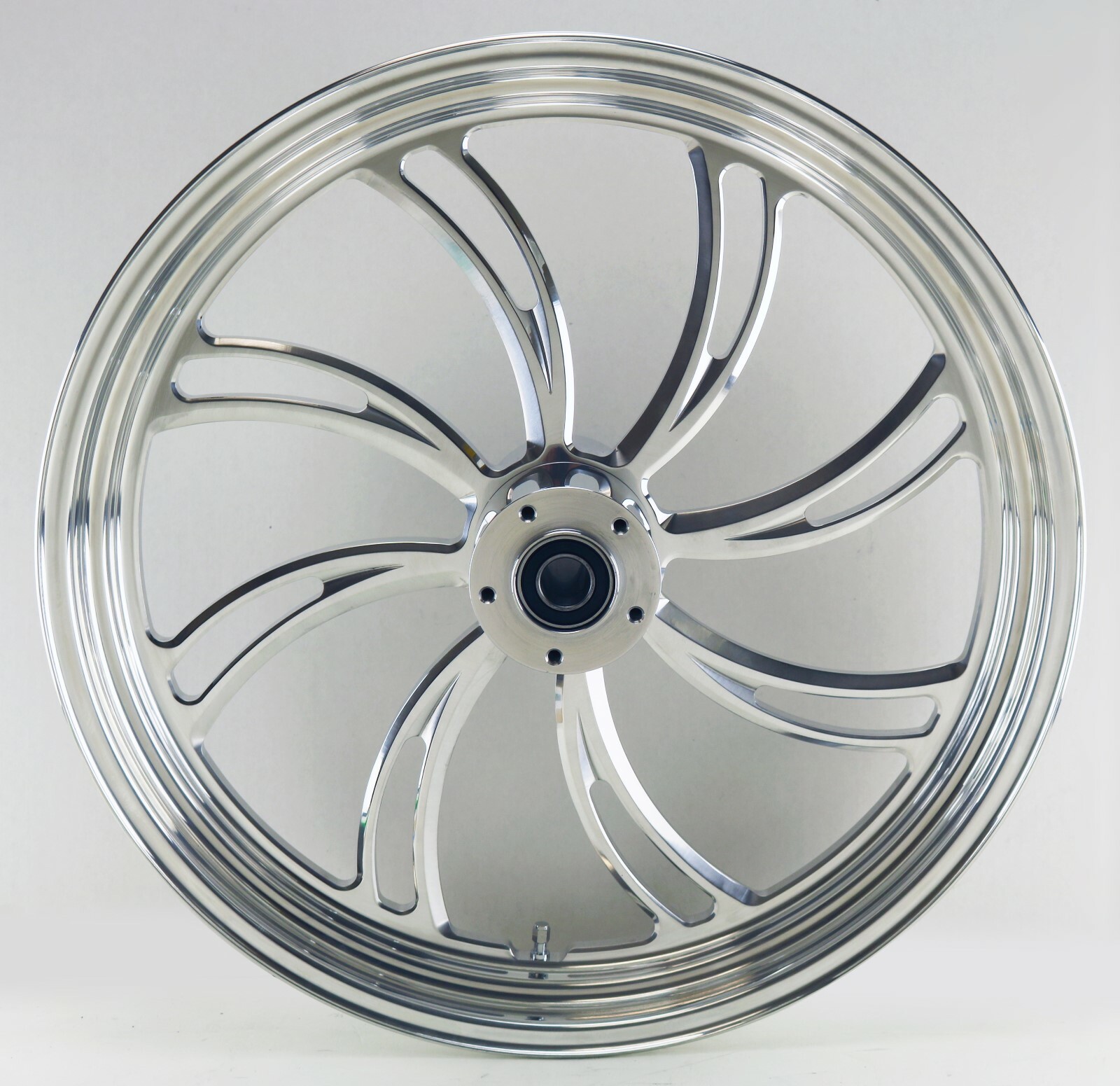 TWISTED VORTEX FRONT WHEEL 21" HARLEY 08-20 w/ABS ELECTRA GLIDE ROAD ...