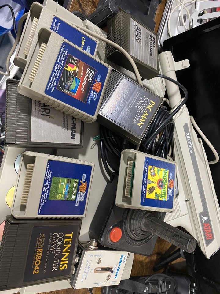 Atari XE Game System, Gun/quickshot2 Plus Controller, Tested Look Read ...