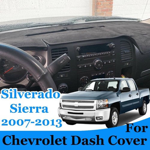 For Chevy Silverado 1500 Dash Cover Mat Dashmat 2007 - 2013 2 Glove ...