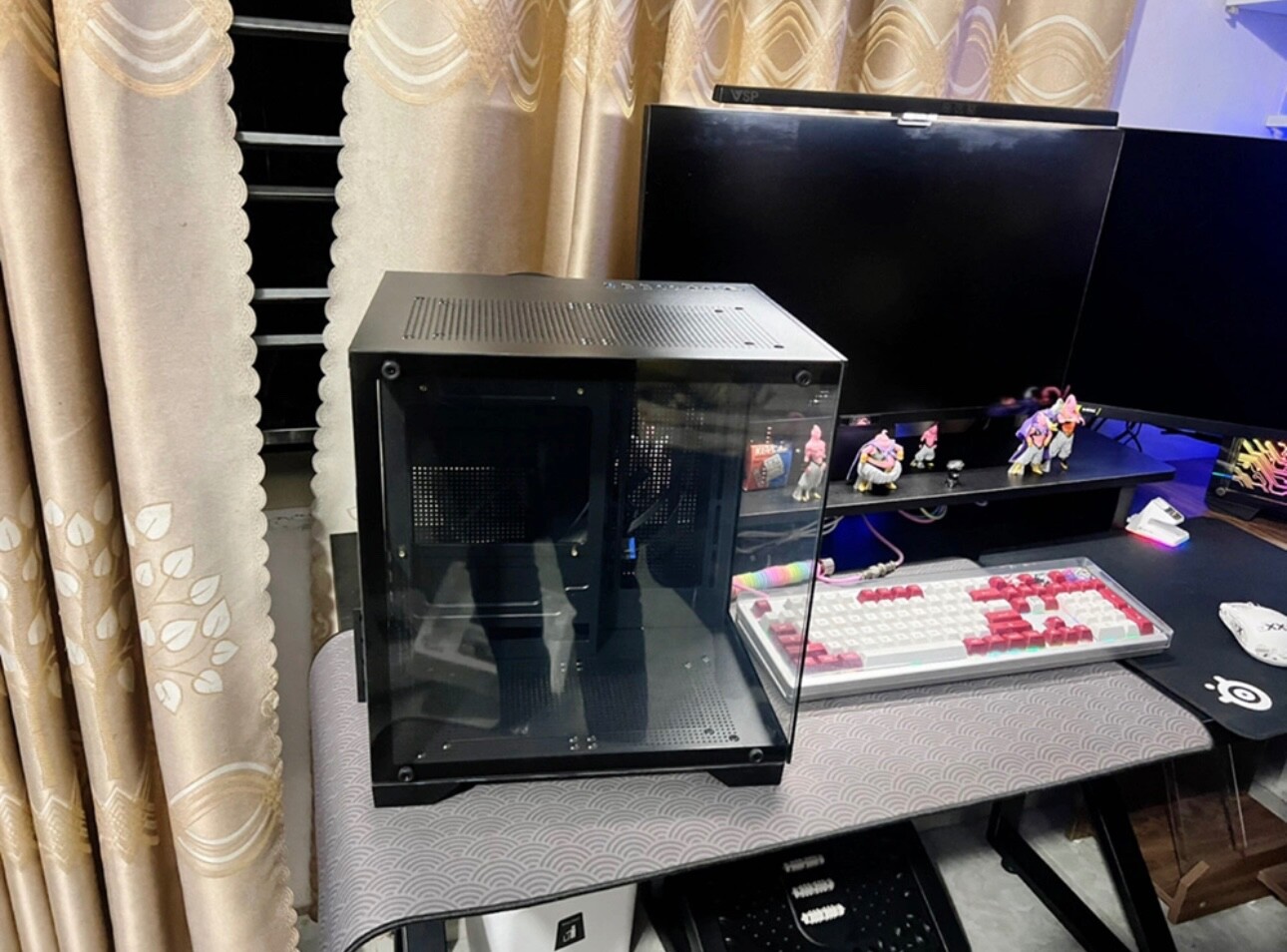 Musetex Phantom Black ATX Mid Tower Desktop Computer Gaming Case ...