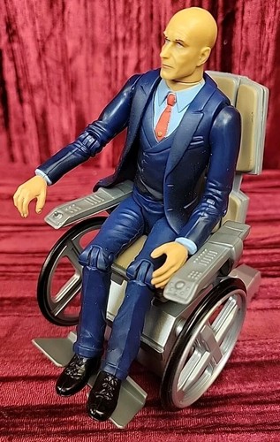 VTG 2000 Toy Biz Marvel Legends X-Men 97 Professor X RED TIE W/ CHAIR ...