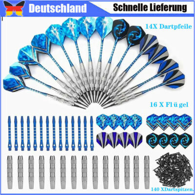 Darts Set 14 Softdart Pfeile mit 16 Flight 140 Dartspitzen 18g ...