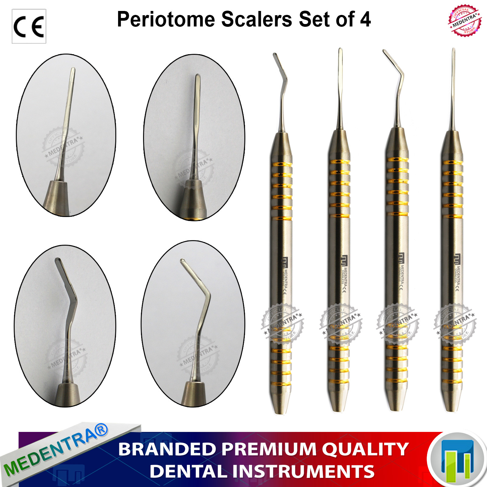 Dental Anterior Posterior Implant Periotomes For Atraumatic Tooth ...