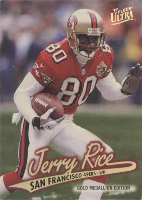 1997 Fleer Ultra - Jerry Rice #G133 Gold Medallion Edition for sale ...