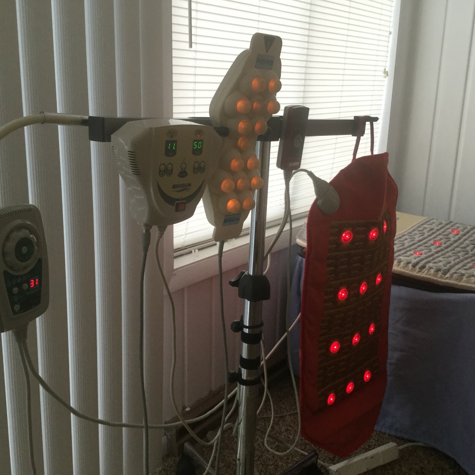 Healthy Line-PEMF-Photon Massage Table Mat-Migun hy-777 far infrared ...