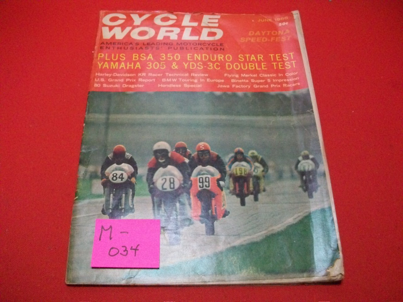 VINTAGE CYCLE WORLD MOTORCYCLE MAGAZINE RARE COLLECTIBLE JUNE, 1965 VOL ...