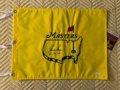 Gary Player SIGNED Undated Masters Golf Flag Augusta JSA Authenticated ...