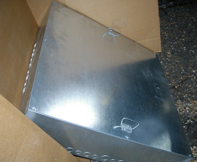 B-Line Metallic 32" x 32" x 8" Junction Box # 32328SCGV-SPL (TW) for ...