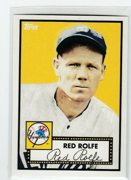 Red Rolfe 2010 Topps 27 Yankees World Series Set Card #8 | eBay