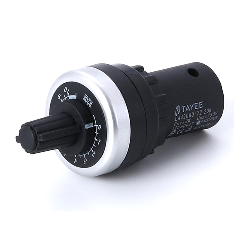 1K 2K 5K 10K 22mm Diameter Rotary Potentiometer Converter Governor Swi ...