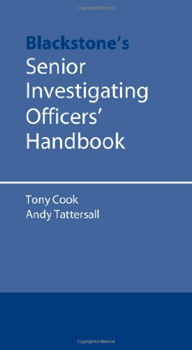 Senior Investigating Officer's Handbook (Blackst... by Tattersall, Andy ...