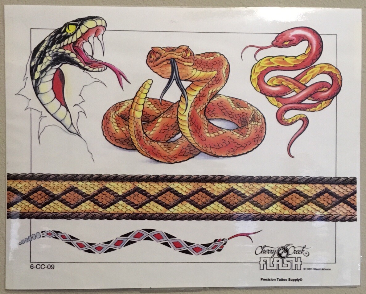 Small Rattlesnake Tattoos Steven Turner — Rattlesnake Tattoo
