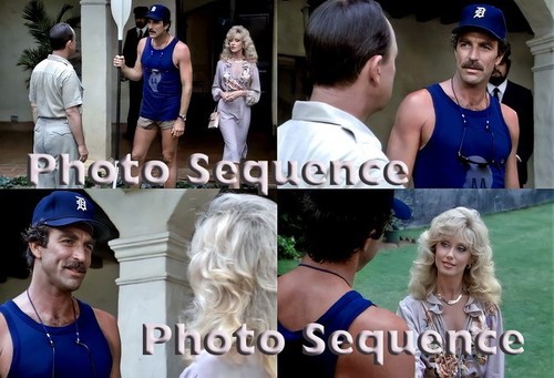 MAGNUM Tom Selleck Morgan Fairchild John Hillerman PHOTO Sequence #03 | eBay
