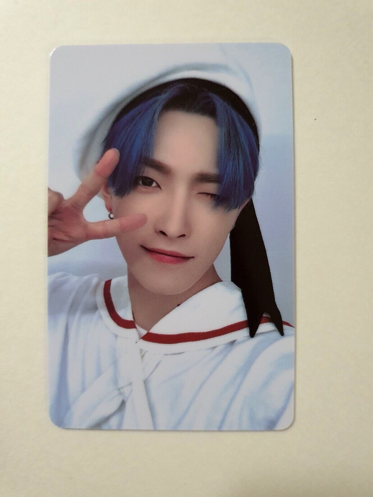 ATEEZ 9th Mini Album THE WORLD EP.2 OUTLAW Lucky Draw PVC Photocard ...