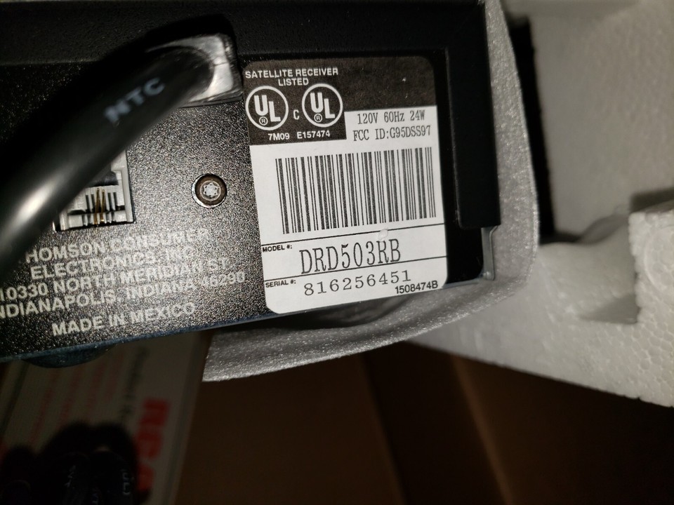 NEW IN BOX! RCA Digital Satellite System RSS TV Dish Network DRD503RB ...