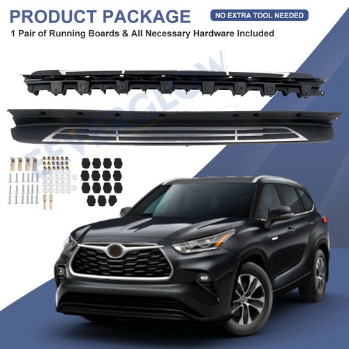 Side Steps Fit for 2020-2022 Toyota Highlander Running Boards Nerf bar ...