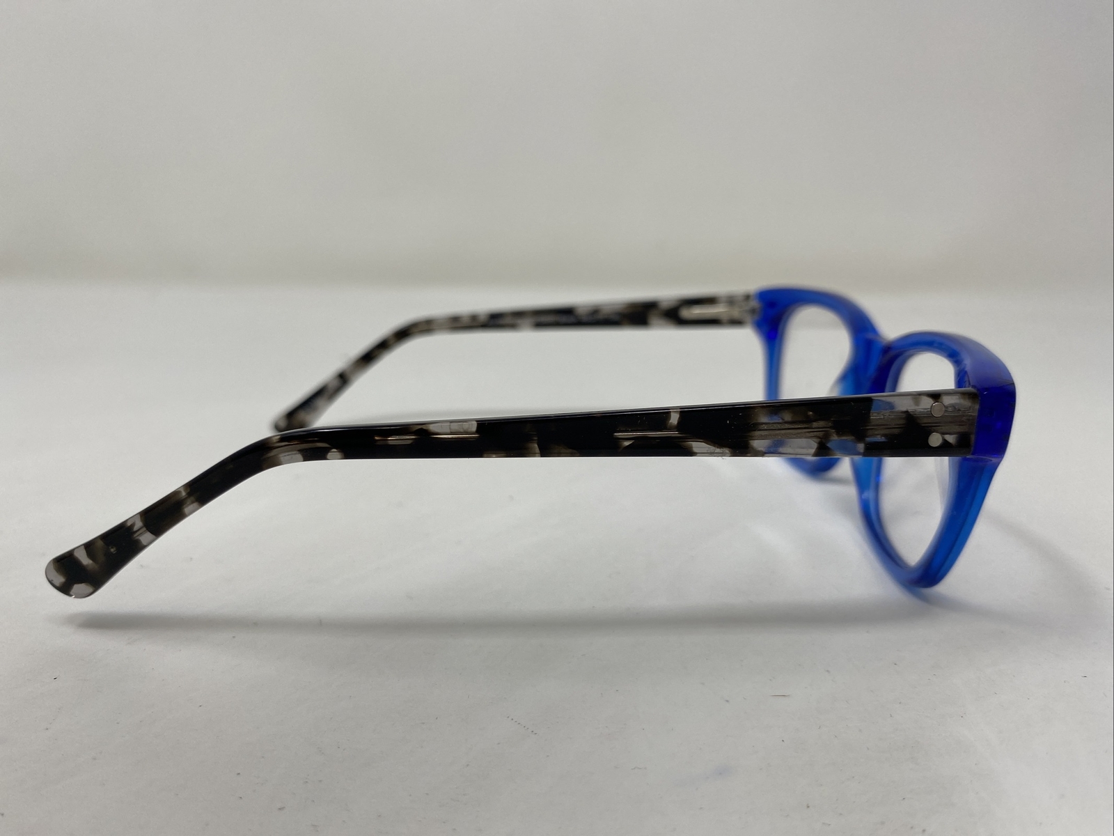 Über AUSTIAN Blue/Demi Black 46-17-130 Plastic Full Rim Eyeglasses ...