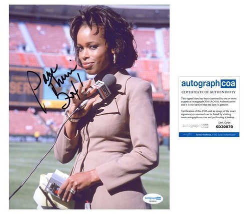 Pam Oliver "Fox Sports" NFL Sportscaster AUTOGRAPH Signed ESPN 8x10 ...
