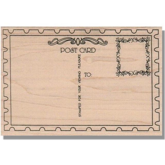Postcard Postage Stamp Size