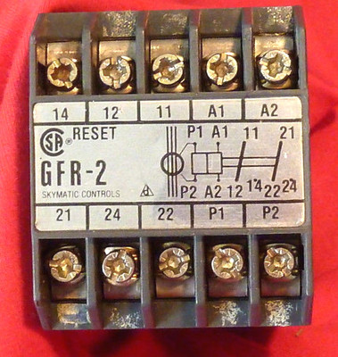 GFR-2 SKYMATIC CONTROLS GROUND FAULT PROTECTION RELAY | eBay
