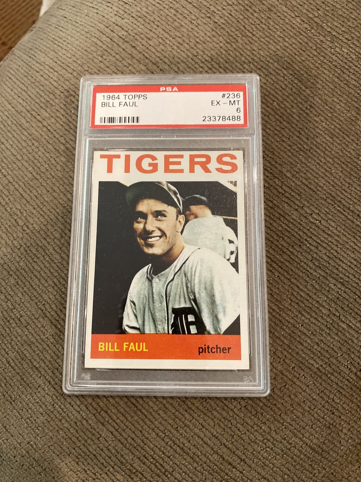 1964 Topps # 236 Bill Faul Tigers EX MT PSA 6 | eBay