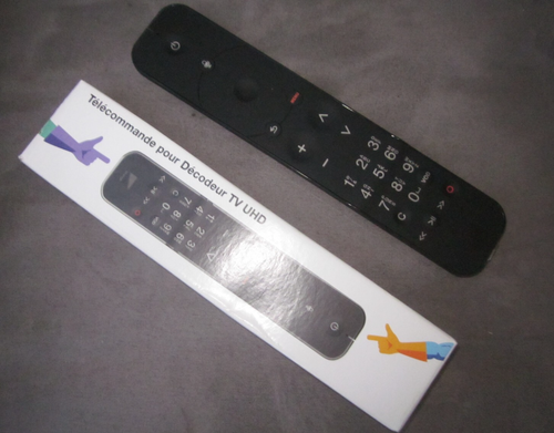-Télécommande Orange pour Décodeur Mini UHD Vocale, Bluetooth (en boite ...