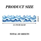 Ocean Waves Bulletin Board Borders 3 x 11 Inch Summer & Back to School ...