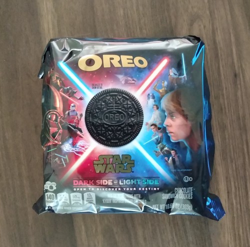 OREO Star Wars Dark Light Side Red Blue Jedi Cookies 10.68oz Limited ...