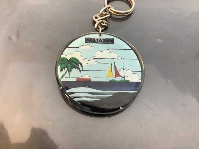 Vintage Souvenir Keyring MAZATLAN Keychain MEXICO Ancien Porte-Clés ...