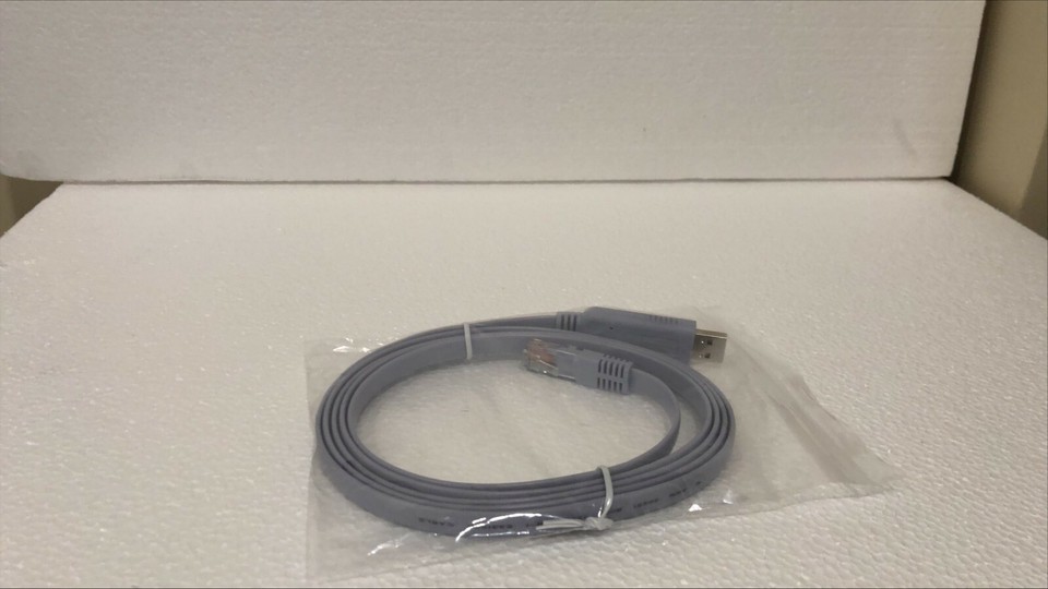 USB CONSOLE CABLE USB to RJ45 6ft CAB-CONSOLE-USB-RJ45 SERIAL CABLE for ...