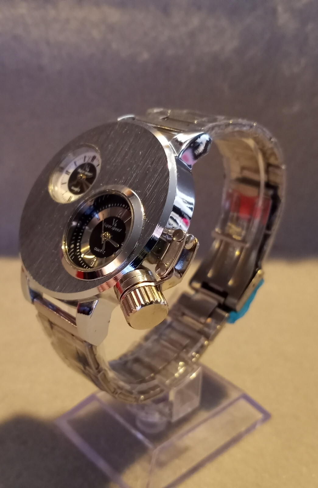 A Very Nice Mens Duel Timezone Quartz Watch | eBay