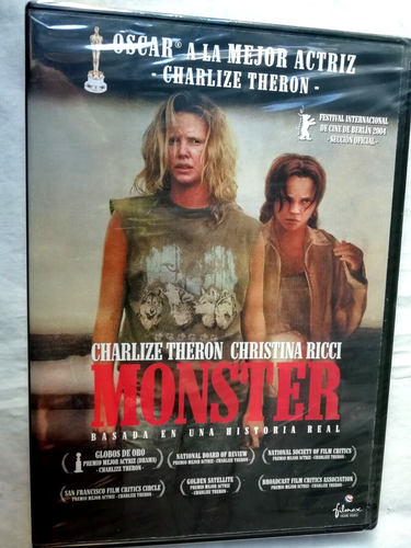 Monster Dvd Charlize Theron Christina Ricci Patty Jenkins 1 Oscar Pal ...
