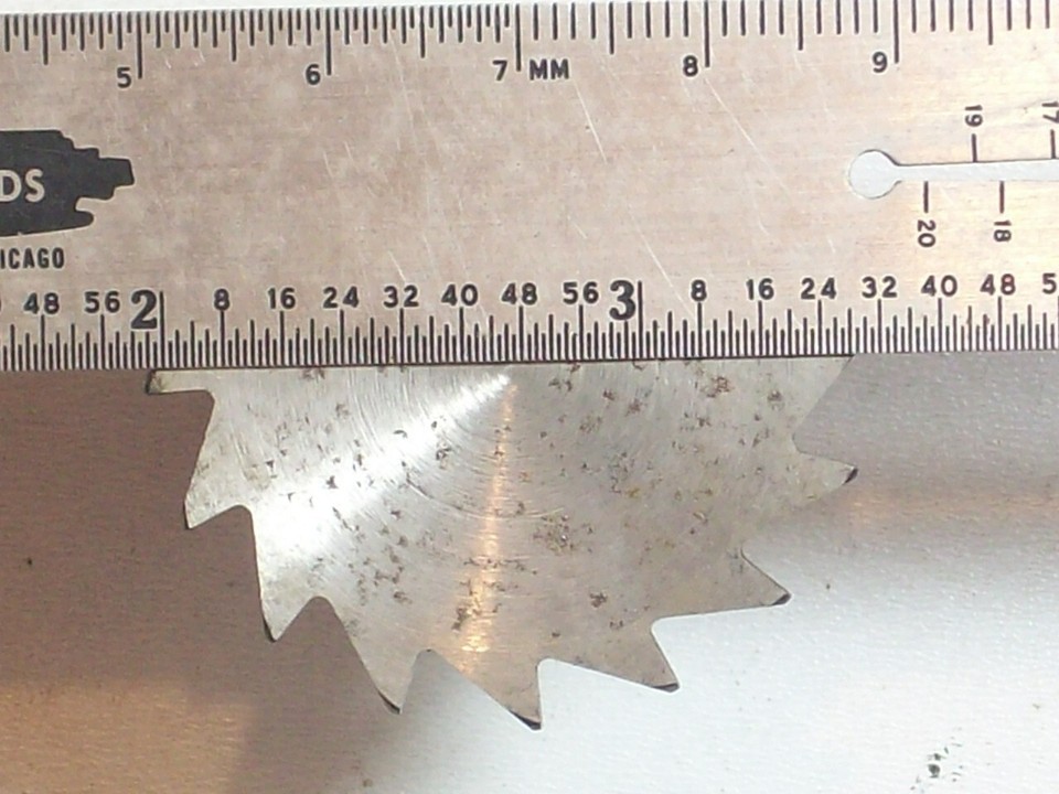 Tool WOODRUFF KEYSEAT CUTTER .110 X 1.533” 1/8 INCH X 1 1/2 DIAMETER ...