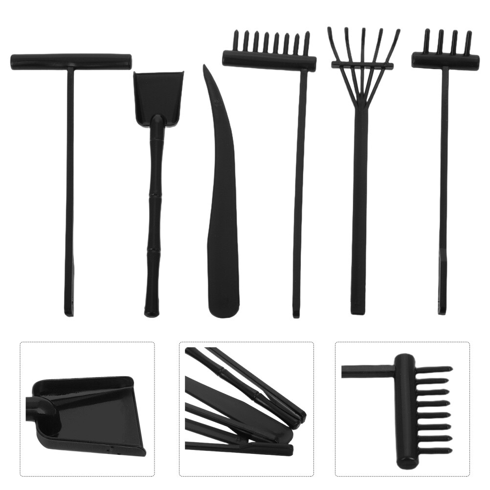 6pcs Mini Zen Garden Rake Kit sand garden tools fengshui rakes ...