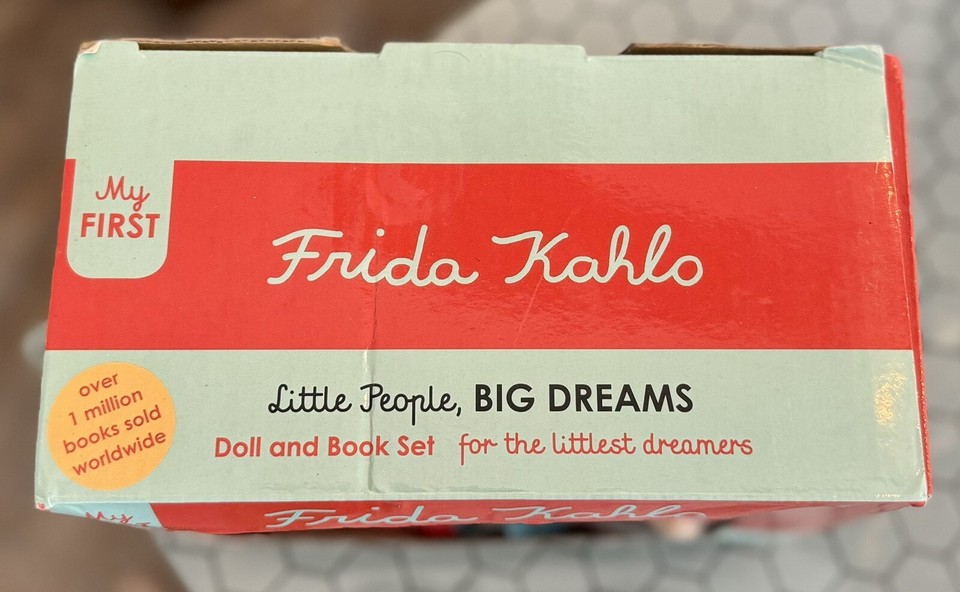 Little People Big Dreams Frida Kahlo Doll/Book Set NEW SALE DAMAGED BOX ...