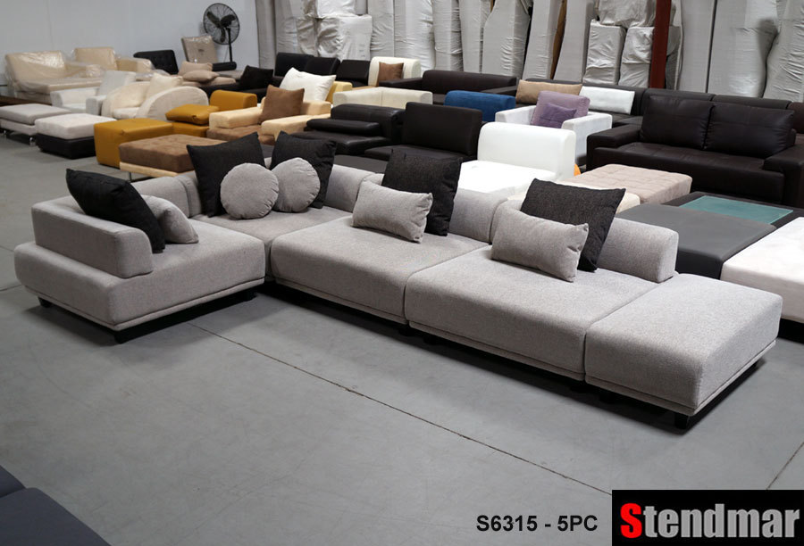 5pc modern modular sectional sofa S6315 (Custom Made Options) | eBay
