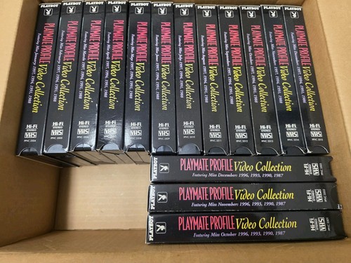 Playboys Playmate Profile Video Collection Lot of 15 VHS Tapes GREAT ...