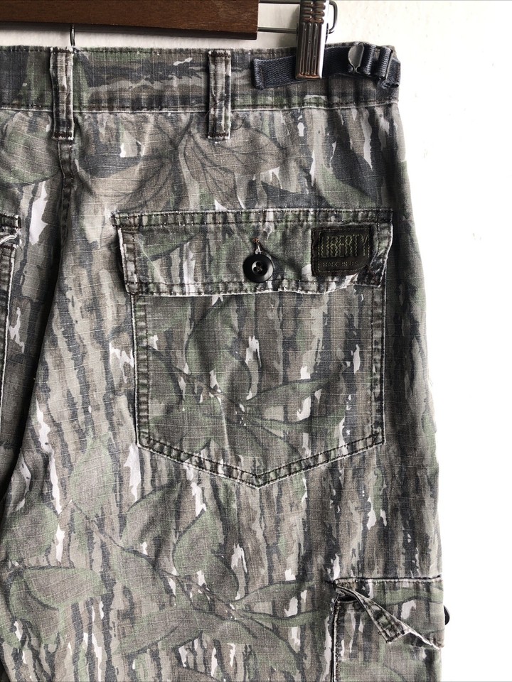 VINTAGE Liberty Realtree Trousers 32x32 Ripstop Camo Cargo Workwear ...