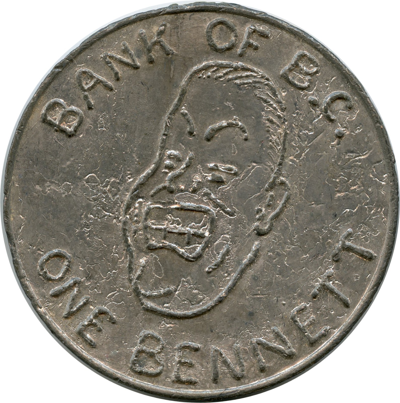 1965 British Columbia, Canada Bank of B. C. One Bennett Political ...