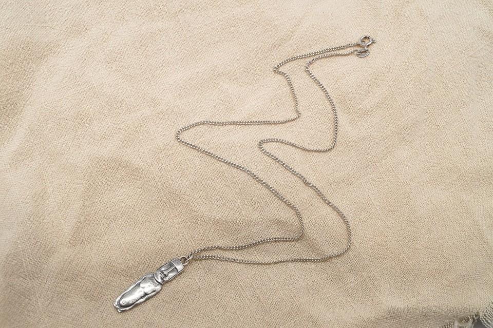 RARE Vintage Norwegian Moai 830S Silver Chain Necklace 17" | eBay