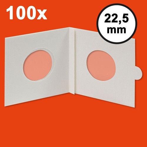 Hartberger Münzrähmchen 22,5 mm selbstkl. 100er Pack 8322225 Neuware ...