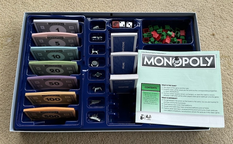 Monopoly Oil & Gas Vision Piper Alpha Memorial 30th Anniversary Board ...