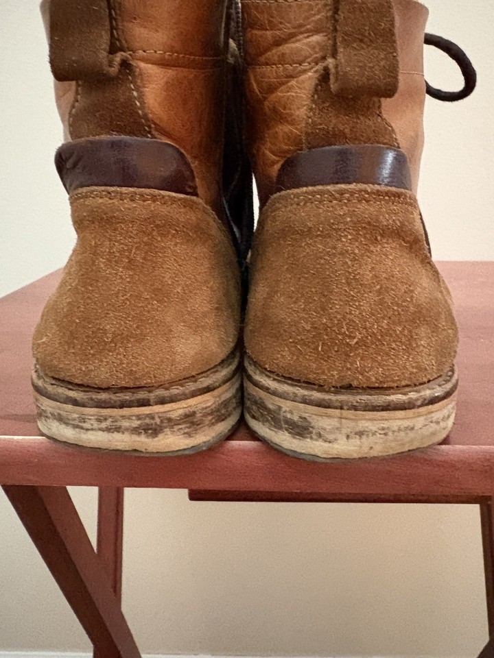 Bull Boxer Kelden Chukka Cap Toe Leather Boot Men's Size 12 Brown ...
