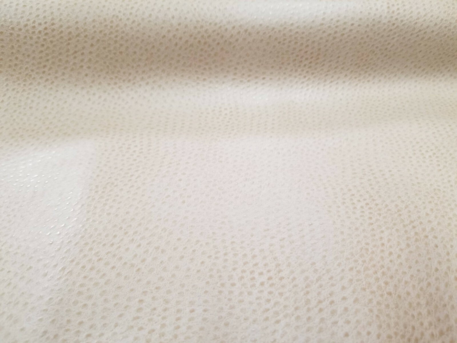 MAJILITE CORPORATION VANILLA BABY OSTRICH FAUX LEATHER 1.6YDS | eBay