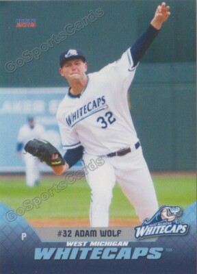 2019 West Michigan Whitecaps Adam Wolf RC Rookie Detroit Tigers | eBay