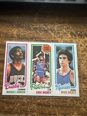 1980-81 Topps #149 /83 /65 Marques Johnson/Eric Money /Mike Bratz NM ...