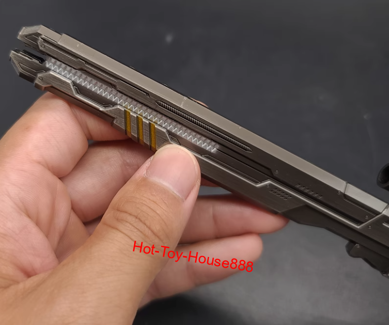 1/6 Scale Sniper Gun Metal Model for 12'' Action Figure Scene Prop ...