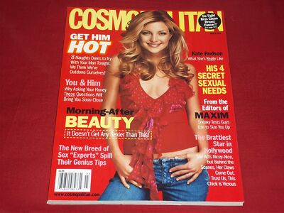2003 MARCH COSMOPOLITAN MAGAZINE - KATE HUDSON - FRONT COVER - PB 2210 ...