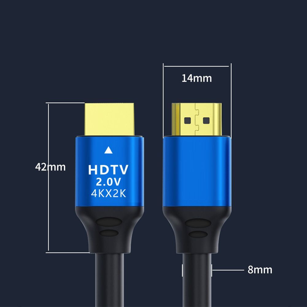 Monitor Digital Audio Video Cord HD 2.0 Cable HDMI Cable 4K@60Hz For ...
